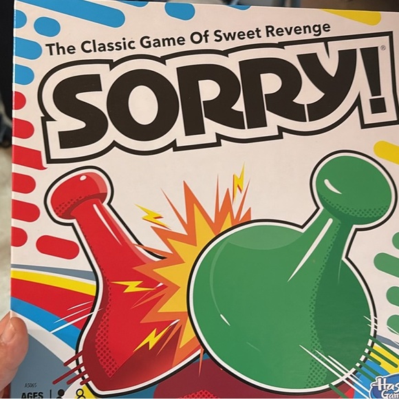 Hasbro | Games | Hasbro Sorry Board Game Red And Green | Poshmark